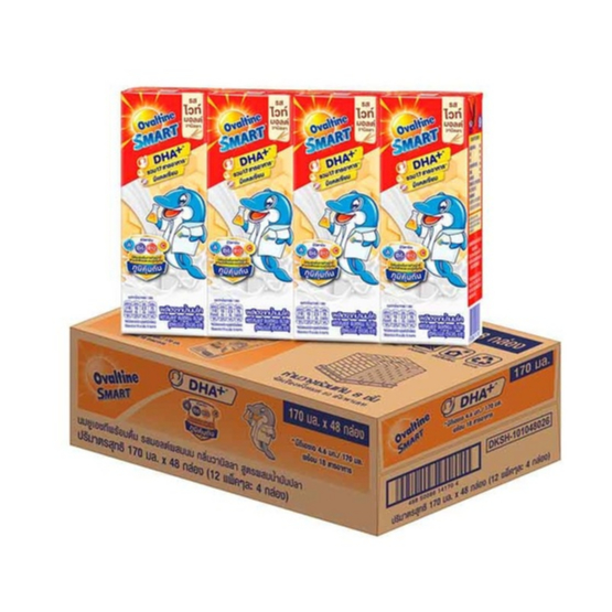 Ovaltine โอวัลตินมอลต์มิ้ลค์ แบบ UHT ขนาด 170 มล. แพค 4 (ยกลัง 36 กล่อง) | Shopee Thailand
