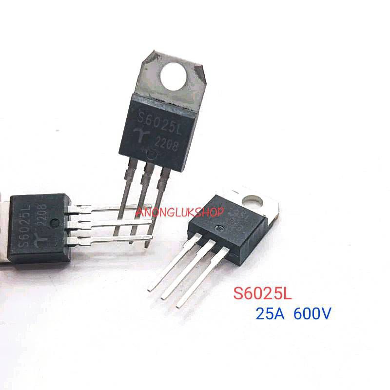ราคาต่อ 1ตัว 👉👉 S6025L S6025 Thyristor , SCR 25A 600V TO-220 ไทริชเตอร์ ...