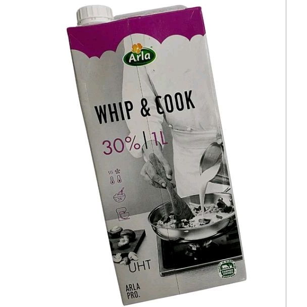 ARLA WHIP & COOK CREAM 30%/1L (BBF: 12/24) - อาร์ลา วิปปิ้งครีม 30% 1 ...