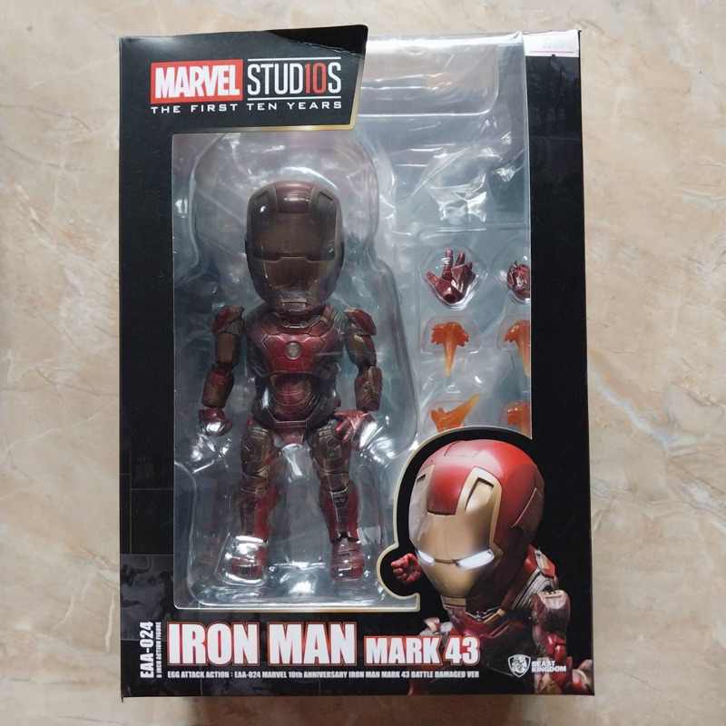 มือสอง ของแท้ EAA-024 Iron man MK43 Egg attack beast kingdom ironman ...