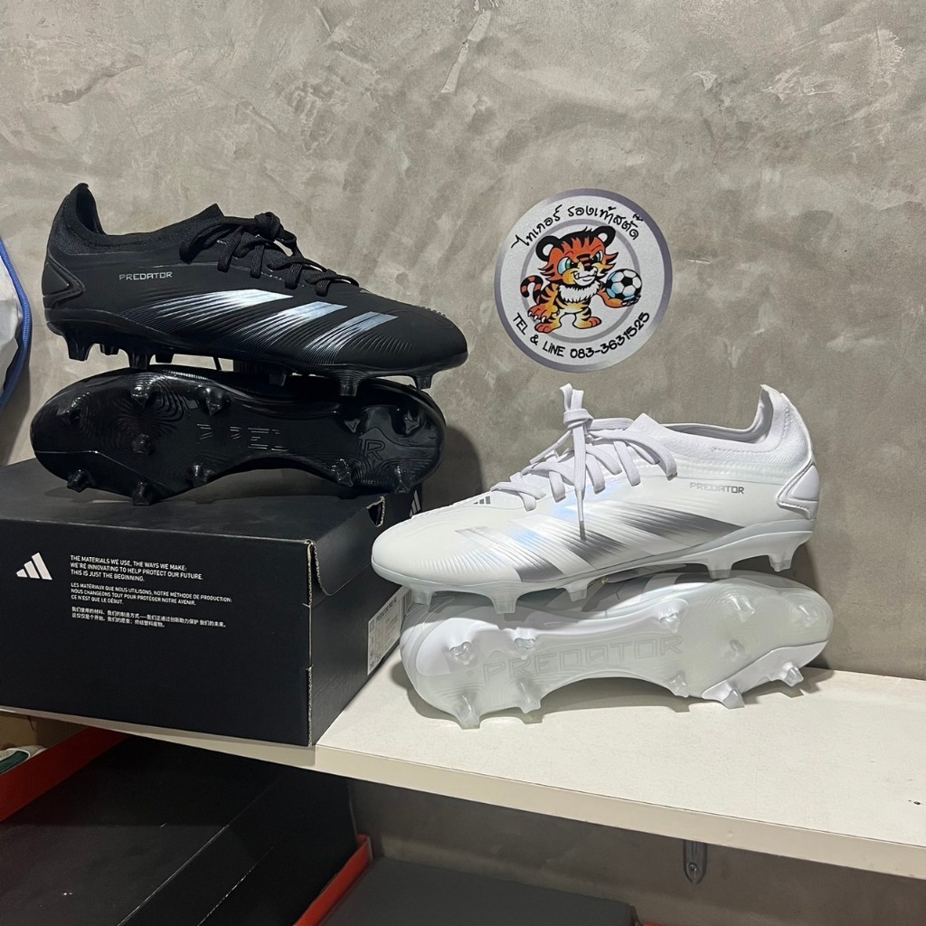Adidas Base Pack White & Black Predator PRO FG ตัวรองท็อปชุดปุ่ม FG ...