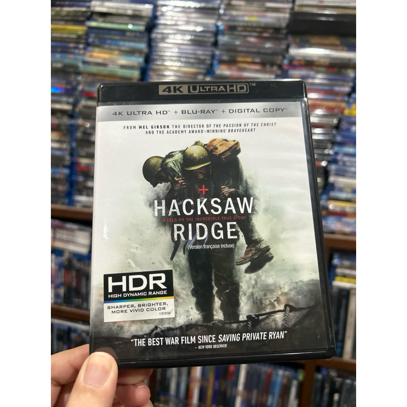 4K Ultra Hd + Blu-ray เรื่อง +Hacksaw Ridge | Shopee Thailand