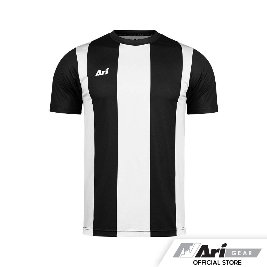 ARI ADEPT STRIPES TEAM JERSEY - BLACK/WHITE เสื้อฟุตบอล อาริ ADEPT ...
