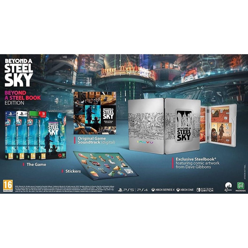 [รอบส่ง15พย] BEYOND A STEEL SKY [STEELBOOK EDITION] EUR-ENG | Shopee ...