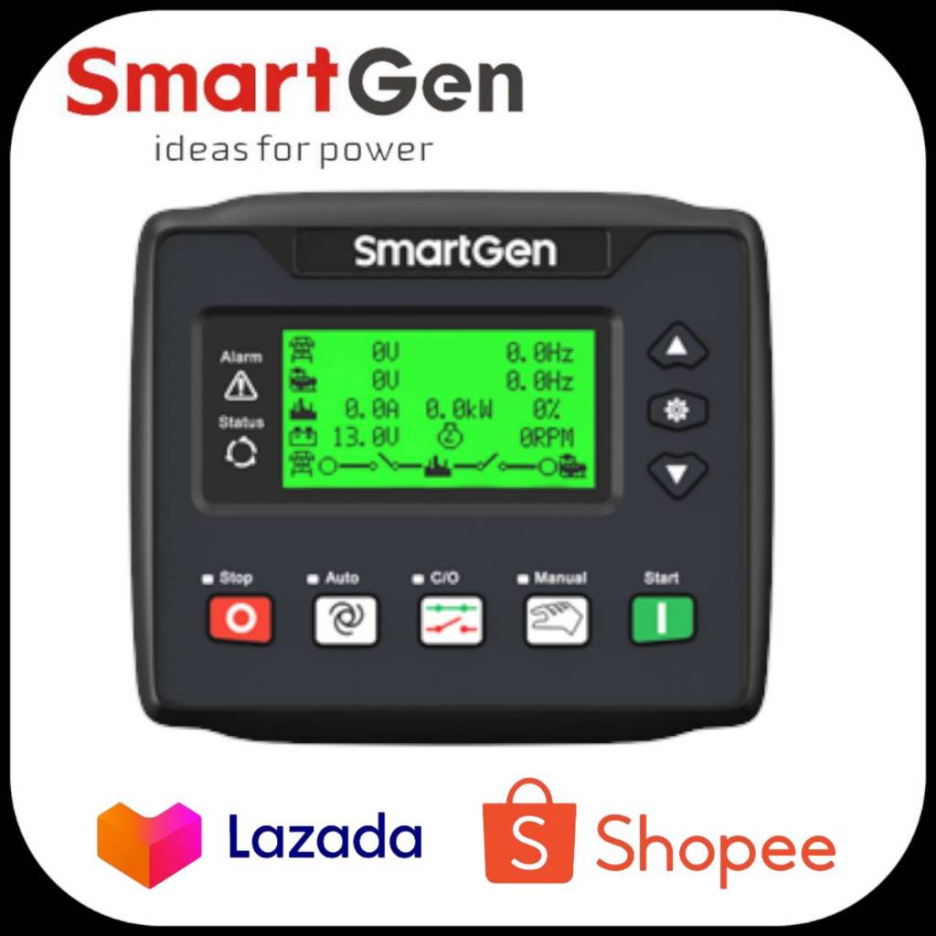 HGM420N ATS +Gen set Controller (AMF) ควบคุมระบบไฟฟ้า,เครื่องยนต์,ATS ...