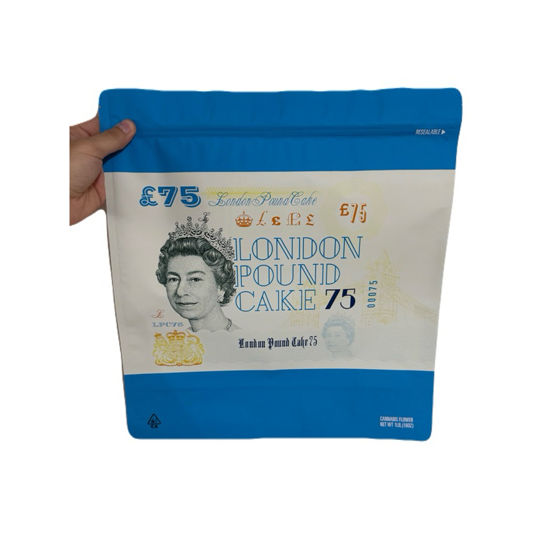 London Pound Cake Cookies Mylar zip bag size 454 grams / 1 lb | Shopee ...