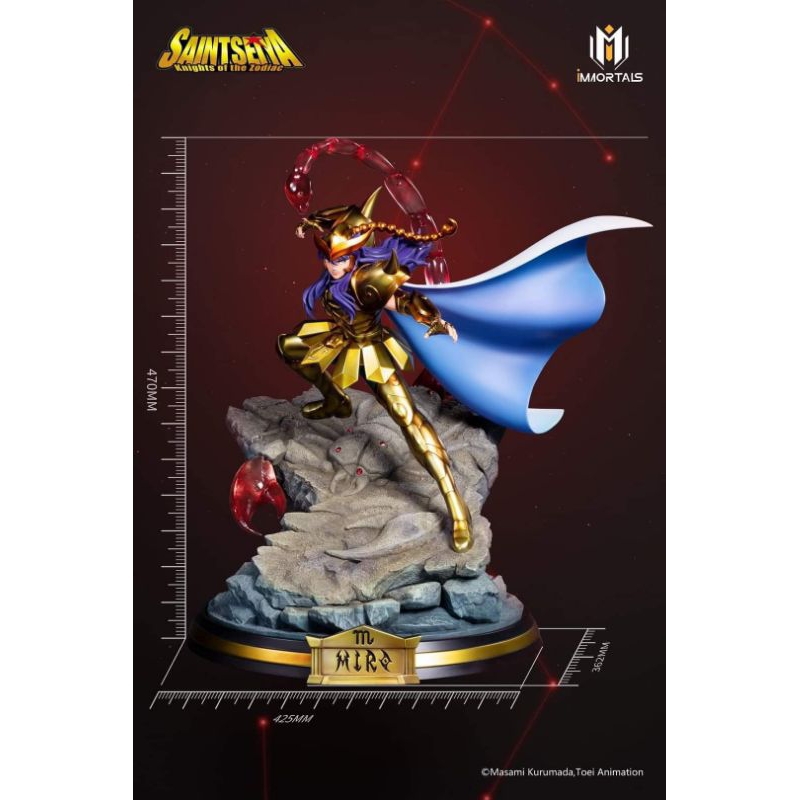 Immortal Collectibles - Saint Seiya - Milo Gold Saint 1/6 Limited ...