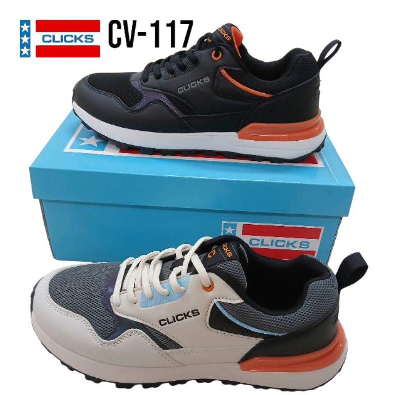 CLICKS รองเท้าผ้าใบชาย CV-117 Size 41-45 | Shopee Thailand