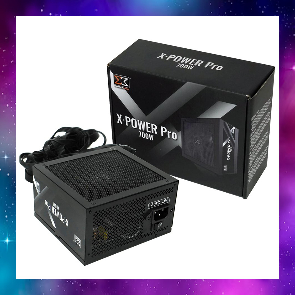 POWER SUPPLY (อุปกรณ์จ่ายไฟ) XIGMATEK X POWER Pro 700W 80+ ใช้งานปกติ ...