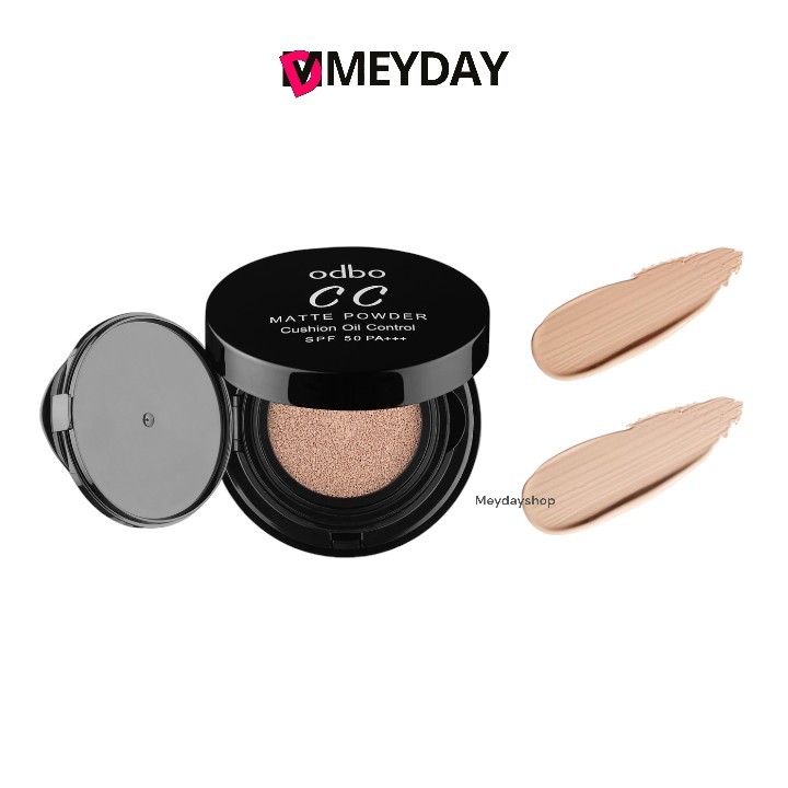 (OD625) ODBO CC MATTE POWDER CUSHION OIL CONTROL SPF 50 PA+++ โอดีบีโอ ซีซี แมท พาวเดอร์ คุชชั่น ...