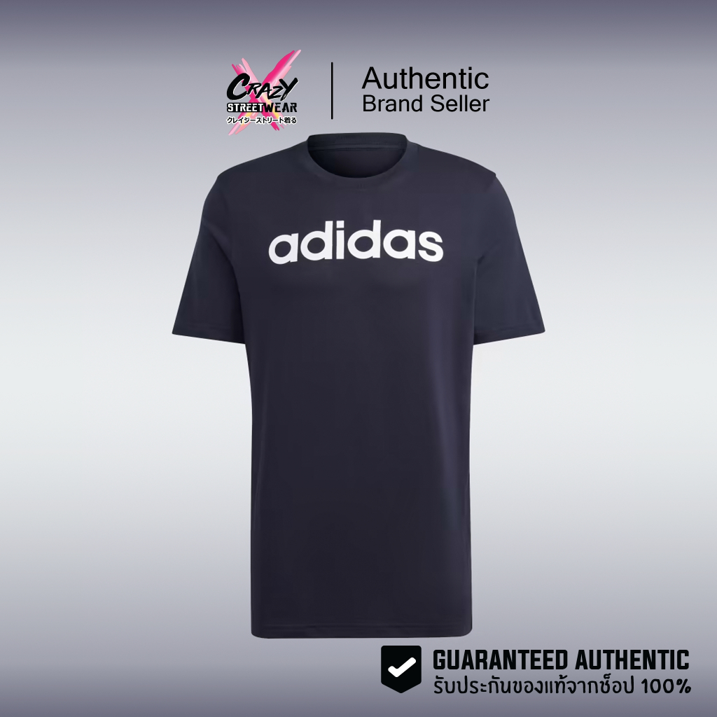 เสื้อยืด Adidas ของแท้ 100% รุ่น Essentials Single Jersey Linear ...