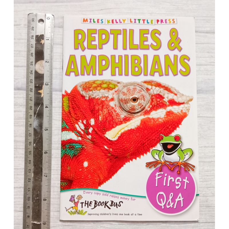 หนังสือเด็ก Reptiles and Amphibians ความรู้ทั่วไป Question Answer ...