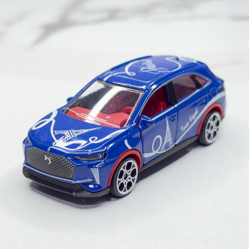 โมเดลรถเหล็ก มาจอเร็ตต์ Majorette Citroen DS7 สีน้ำเงิน เบาะแดง ...