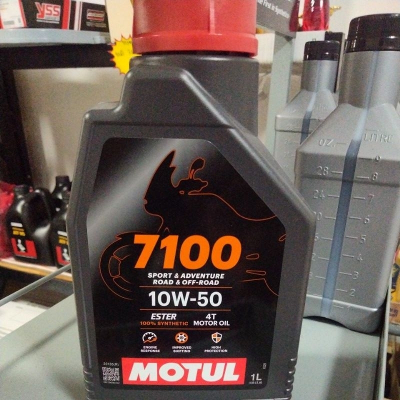 Motul4T 7100 10w50 1L ของแท้100%รับจากดิลเลอร์โดยตรง | Shopee Thailand