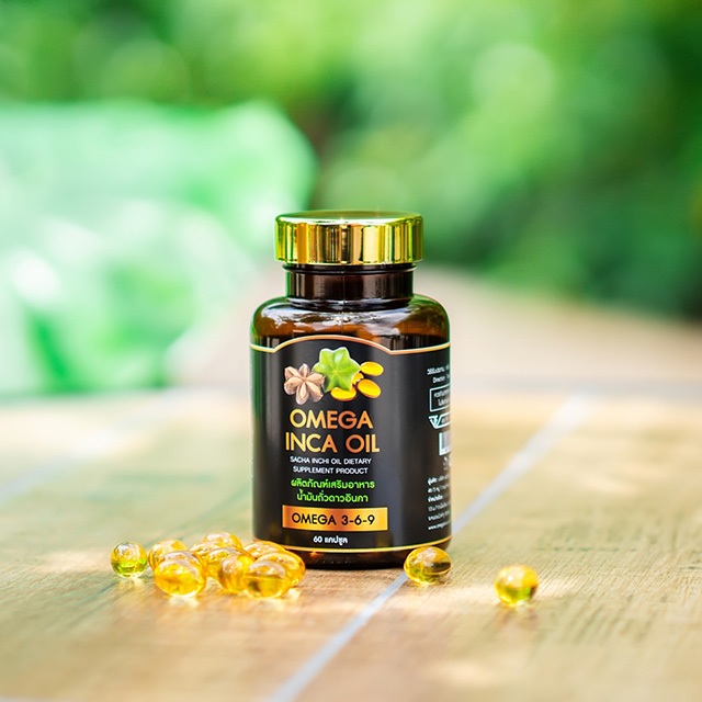 น้ำมันถั่วดาวอินคา ชนิดแคปซูล มี โอเมก้า3 6 9 ตรา โอเมก้าอินคาออยล์ มี ...