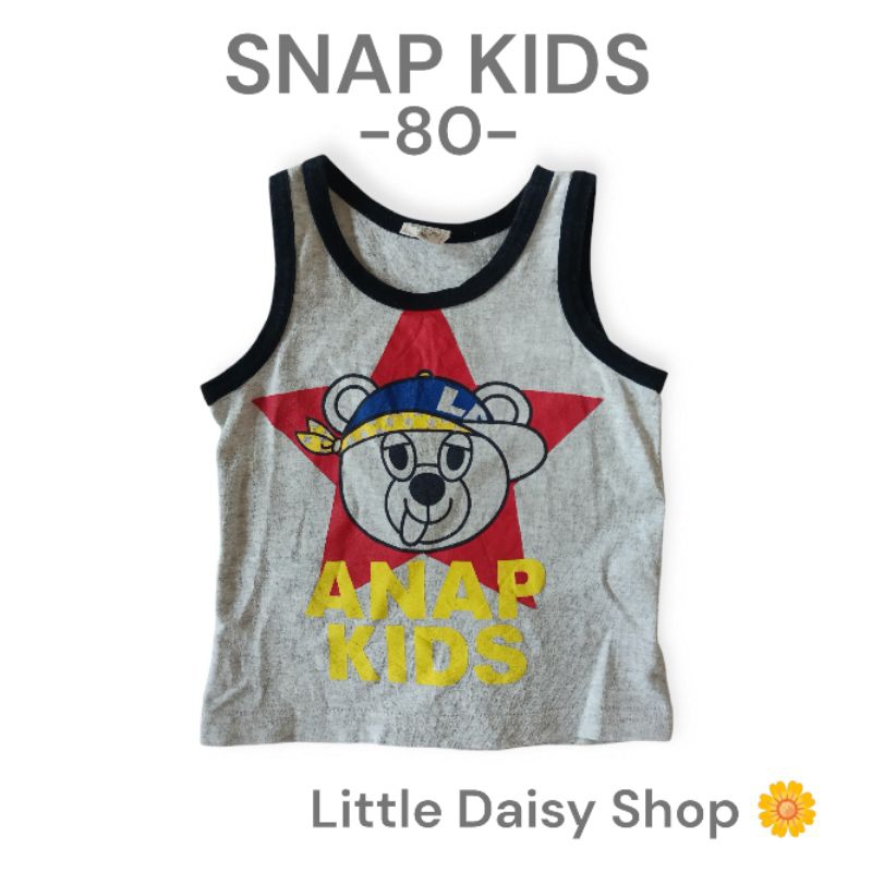 มือสองเสื้อกล้ามหมี ANAP KIDS ไซส์ 80 (1-2 ขวบ) | Shopee Thailand