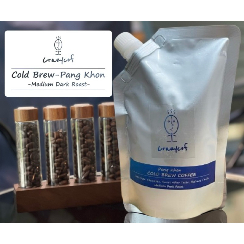 Crazycof Cold brew coffee - กาแฟสกัดเย็นพร้อมดื่ม 500 ml | Shopee Thailand