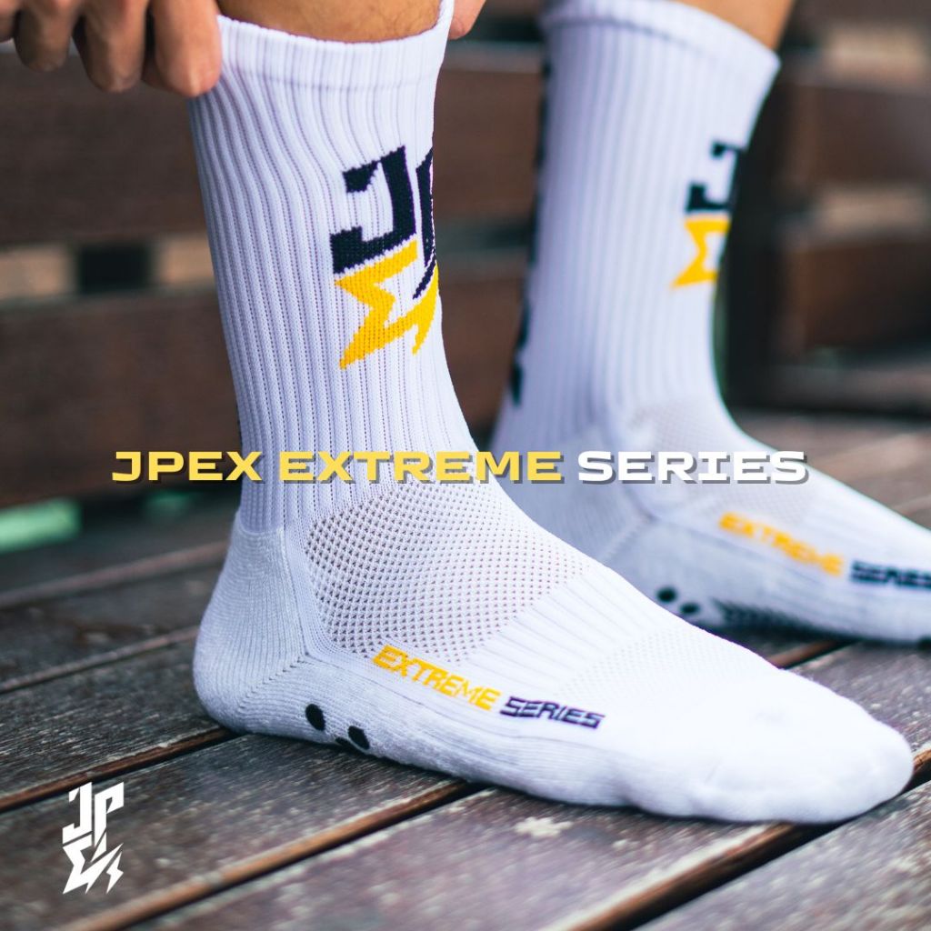 JPEX: EXTREME SERIES ถุงเท้าครึ่งแข้งกันลื่นสำหรับฟตุบอล ฟุตซอล (Free ...