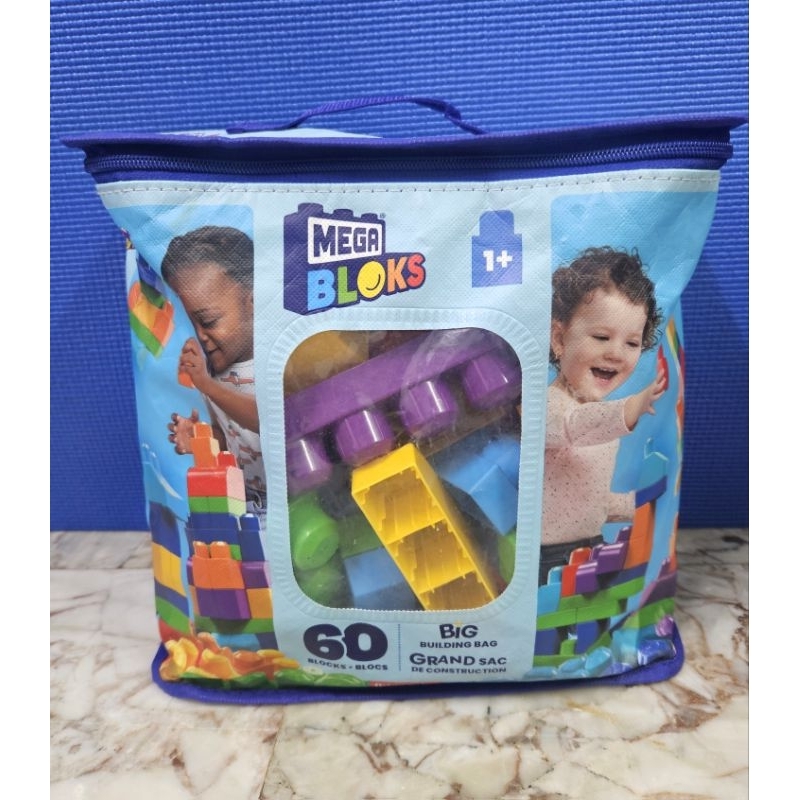 ตัวต่อตัวใหญ่เสริมสร้างจินตนาการ Mega Bloks Big Building Bag, 80-Piece ... ตัวต่อตัวใหญ่เสริมสร้างจินตนาการ Mega Bloks Big Building Bag, 80-Piece ...