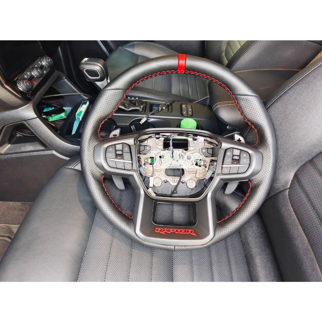พวงมาลัย Raptor V.6 แท้ + Paddle Shift,พวง Raptor แท้ ติดตั้งใน Ford ...