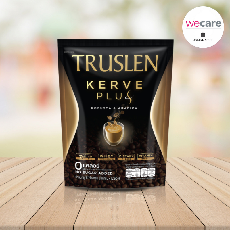Truslen kerve coffee plus (ถุง12 ซอง) ทรูสเลน เคอร์ฟ พลัส กาแฟ | Shopee ...