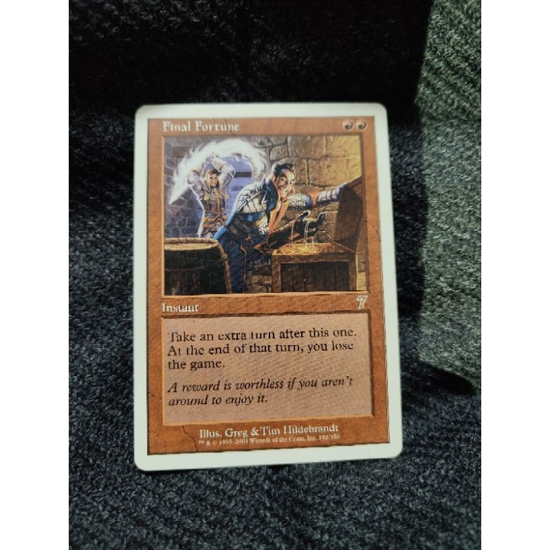 [MTG][Single][7ED] Final Fortune (R) | Shopee Thailand