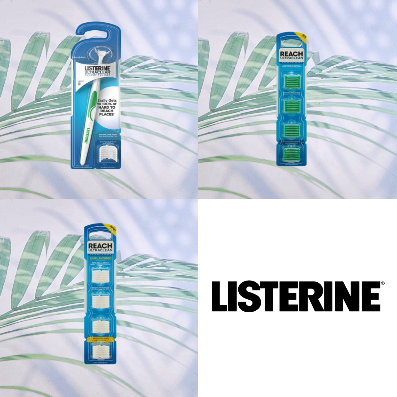 (Listerine®) Ultraclean Access Flosser Starter Kit ลิสเตอรีน ไหมขัดฟัน ...