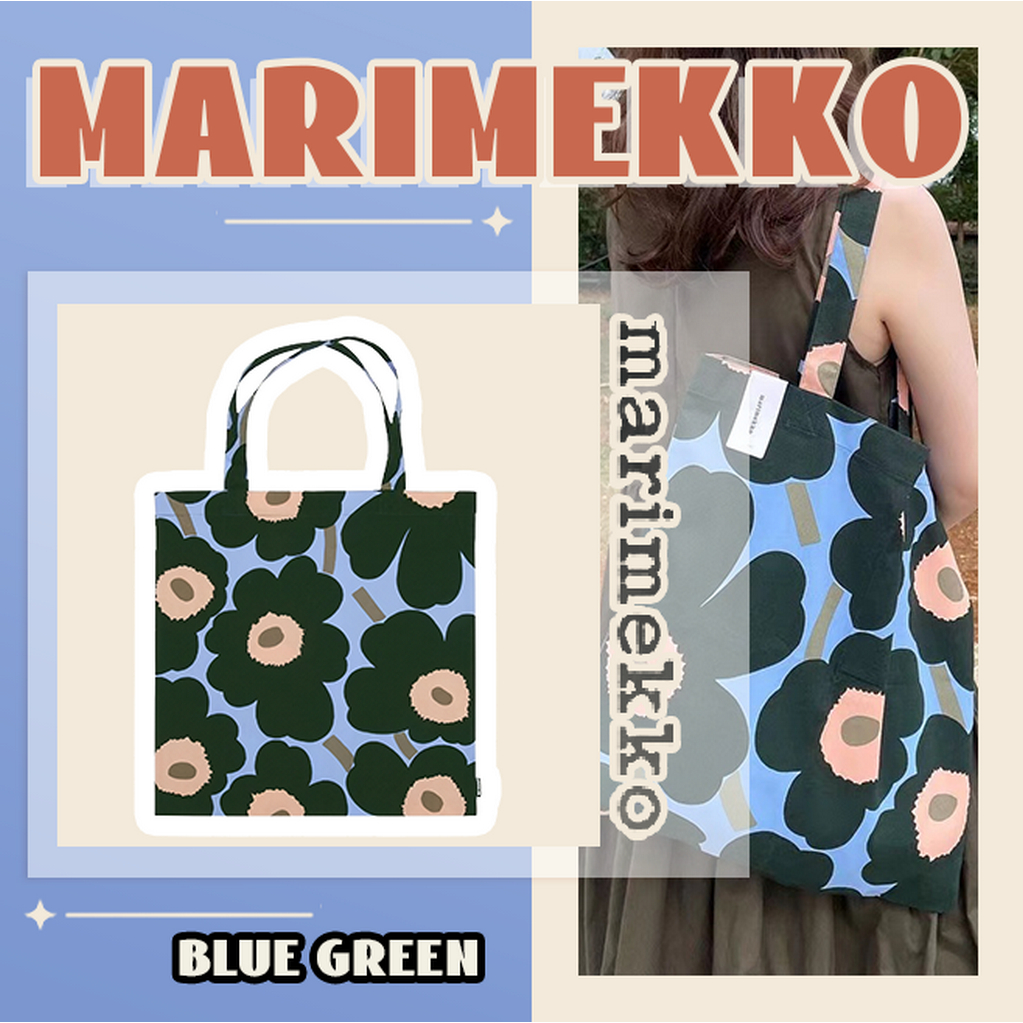 [จัดส่งจากประเทศไทย🚚] MARIMEKKO NOTKO LOGO BAG Totebag Canvas bag ...