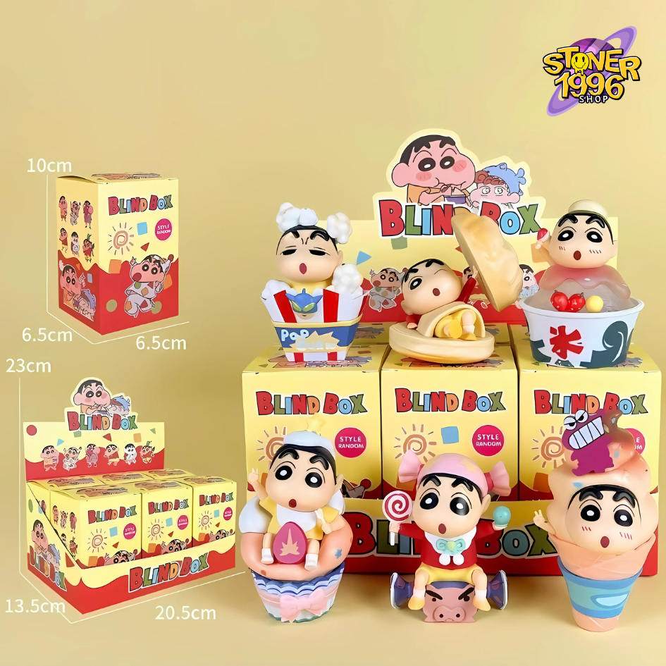 Blind Box ได้1ตัวแบบสุ่ม ชุดกล่องอาหารชินจัง ของเล่นสะสม | Shopee Thailand