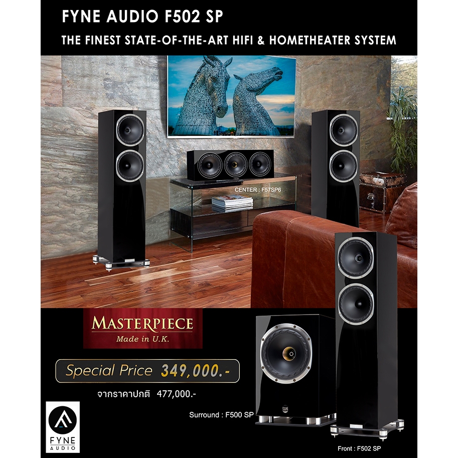 Fyne Audio F502 SP The Finish State Of The Art Hifi &Hometheater System/Set | Shopee Thailand