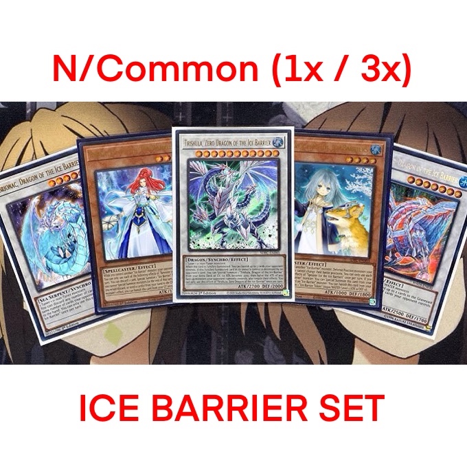 ORIGINAL Yu-Gi-Oh! Ice Barrier Set Terminal World N / Common Rare 1x / 3x Card Set TW01-JP ...