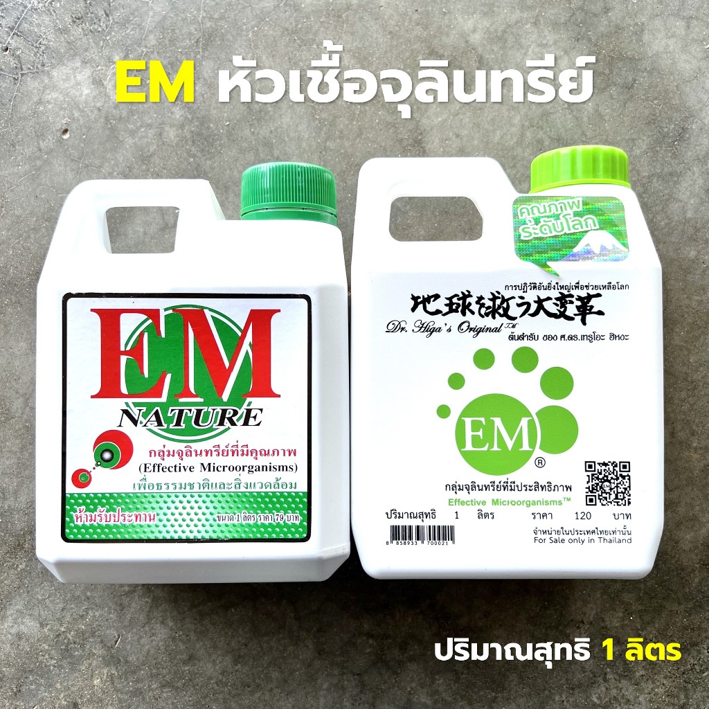 EM (อีเอ็ม) EMRO จุลินทรีย์ชนิดน้ำ หัวเชื้อจุลินทรีย์ที่มีประสิทธิภาพ ...