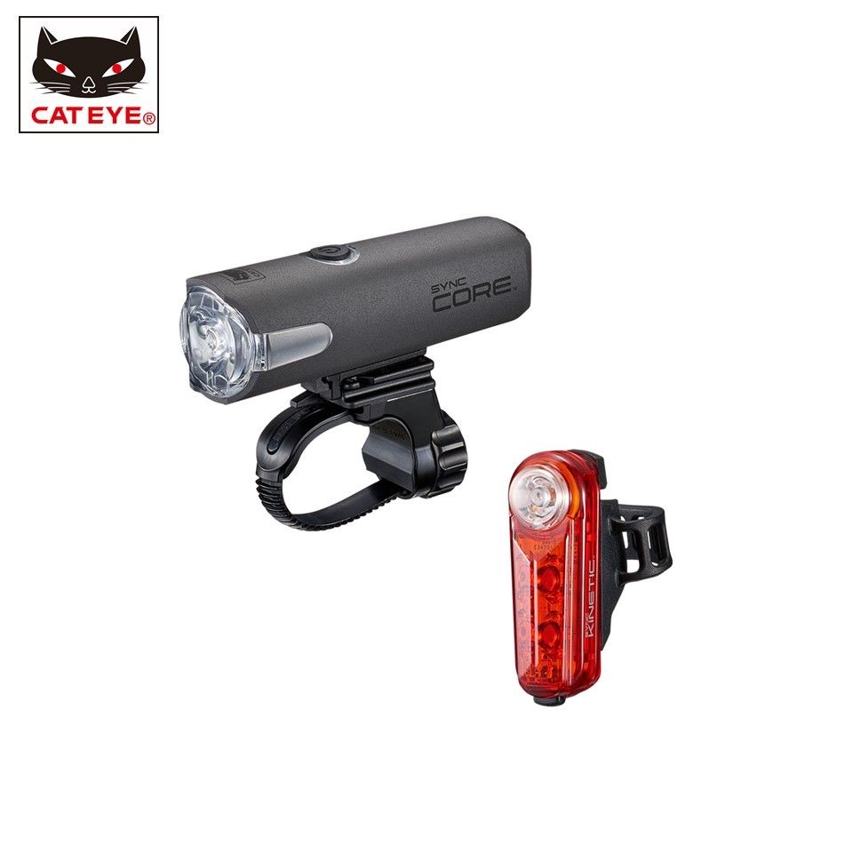 ชุดไฟหน้า/ไฟท้าย จักรยาน Cateye Sync Core + Sync Kinetic ประกันศูนย์ไทย 2 ปี | Shopee Thailand