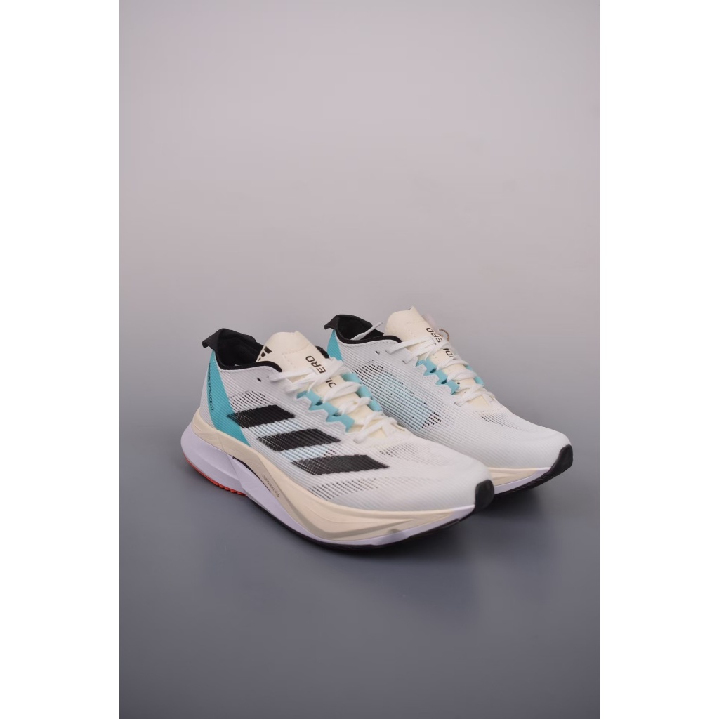 ผลิตภัณฑ์ถ่ายจริง Adidas Adizero Boston 12 โฟมกับแผ่นมิติกันกระแทก ...