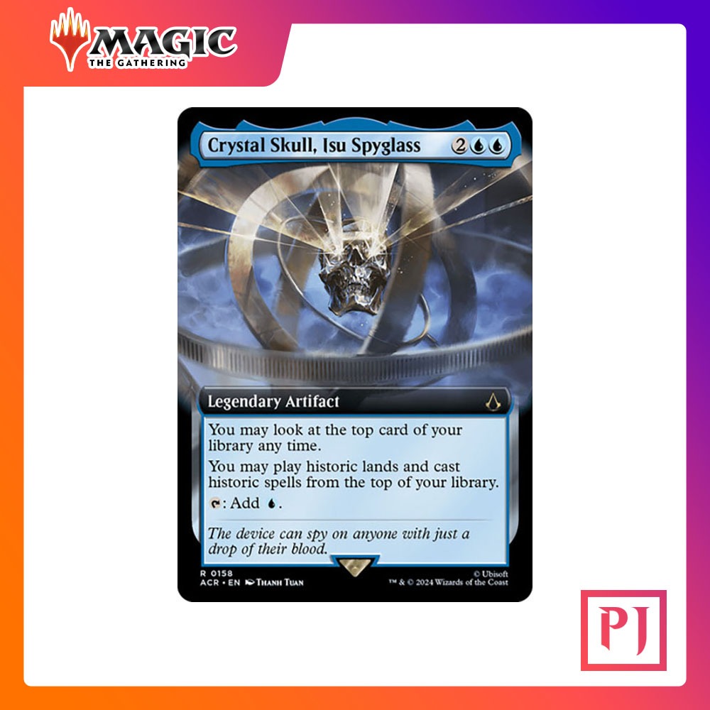 [MTG] Crystal Skull, Isu Spyglass (Extended Art) [ACR] [BLUE] [RARE ...