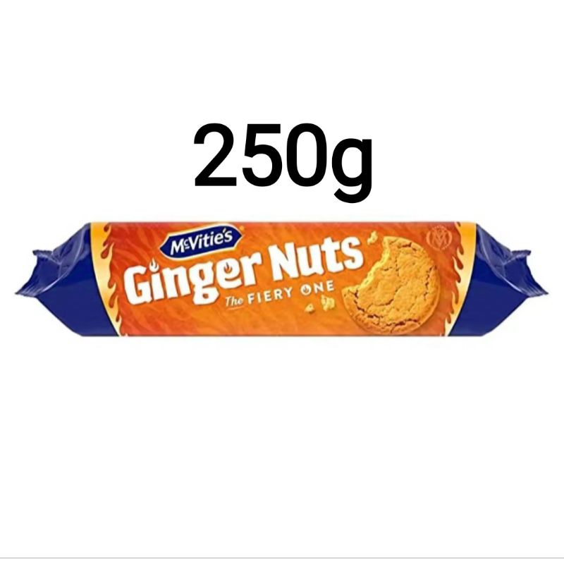 Mcvities Ginger Nuts Biscuits (250g) -- แม็คไวตี้ส์ บิสกิต,คุกกี้ รสขิง ...