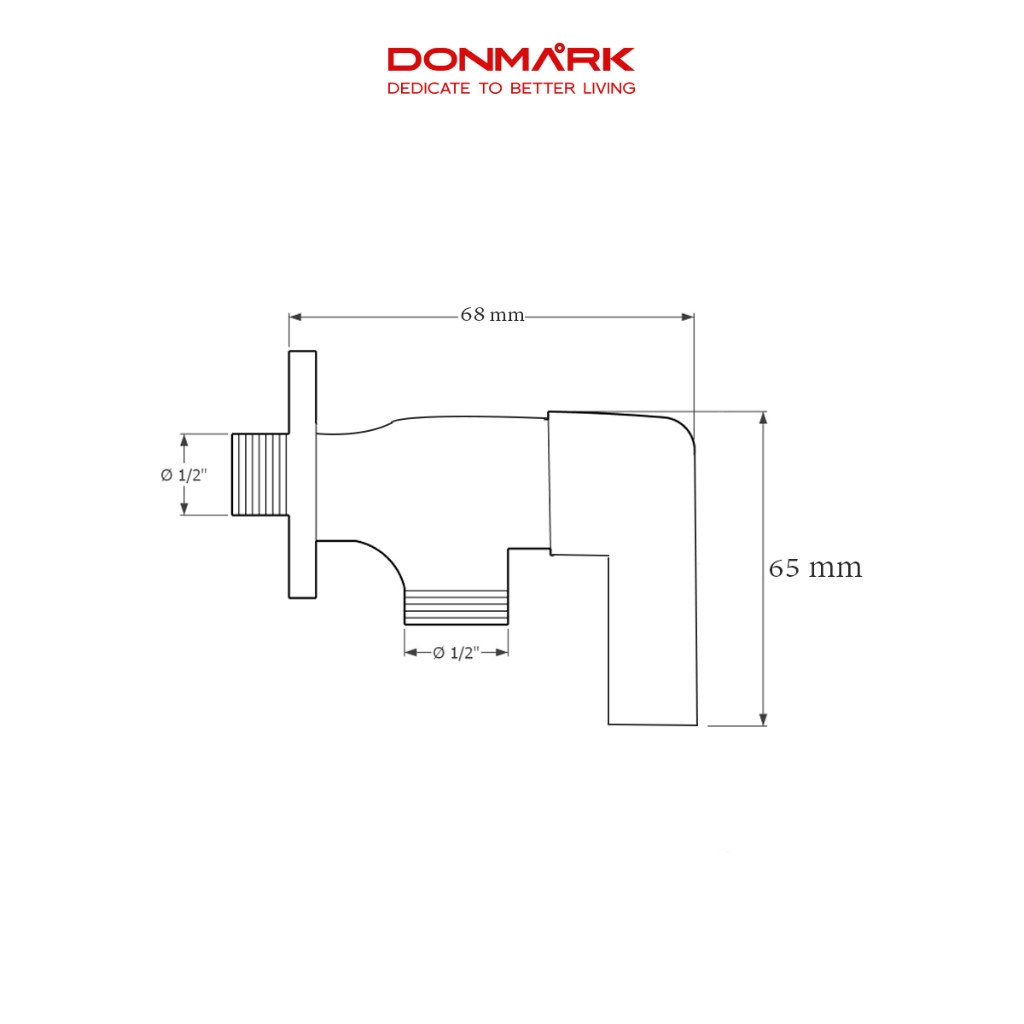 DONMARK วาล์วต่อฝักบัว ด้ามปัด รุ่น MC401-3K | Shopee Thailand