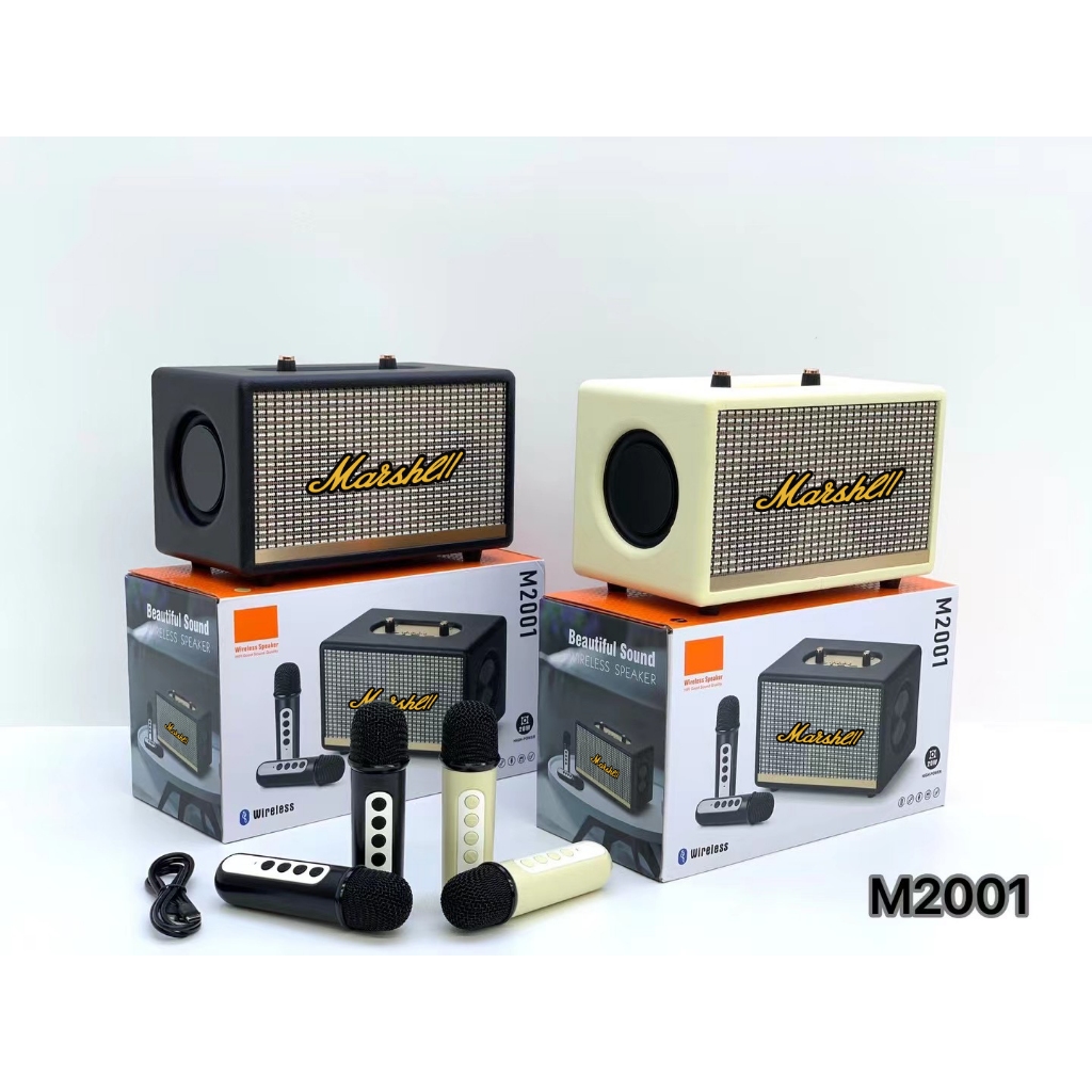 ลำโพงบลูทูธ กำลังขับ 20W ลำโพงบลูทูธไร้สายรุ่นใหม่ ML- M2001พร้อมไมค์ ...
