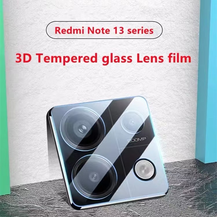 ฟิล์มกระจกกันรอย เลนส์กล้อง เต็มเลนส์ สำหรับ Xiaomi Redmi Note13 Pro Plus กระจกใส เสี่ยวมี่ เรด ...