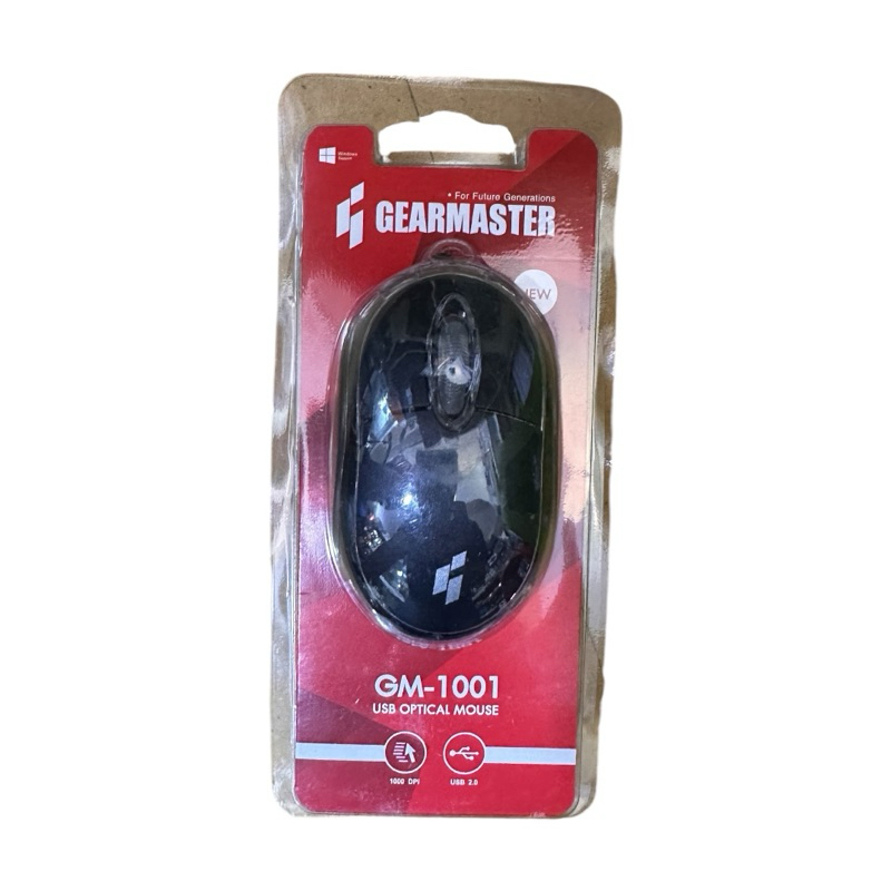 เมาส์มีสาย รุ่น GM1001 GEARMASTER OPT.USB MOUSE รุ่น GM1001 | Shopee ...