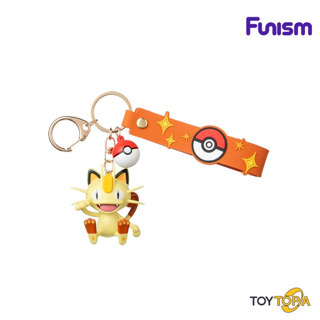 (GS2012) Meowth Keychain: Pokemon by Funism | Shopee Thailand