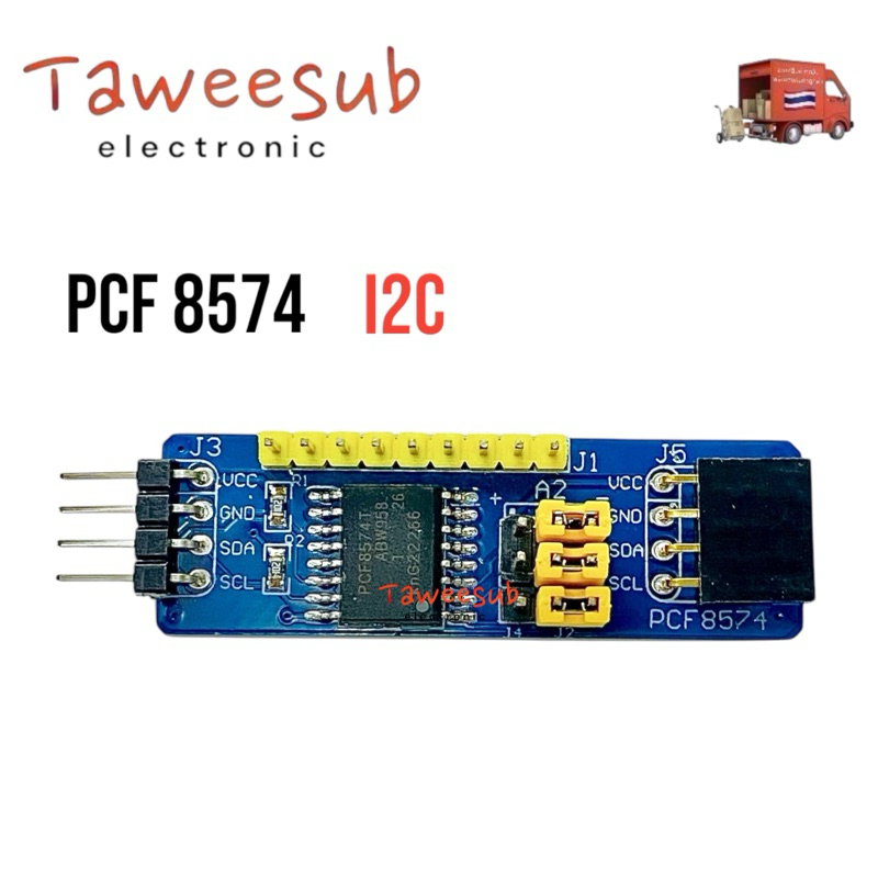PCF8574 I2C to 8-Bit Digital IO Port Extension Module โมดูลขยายพอร์ด IO ...