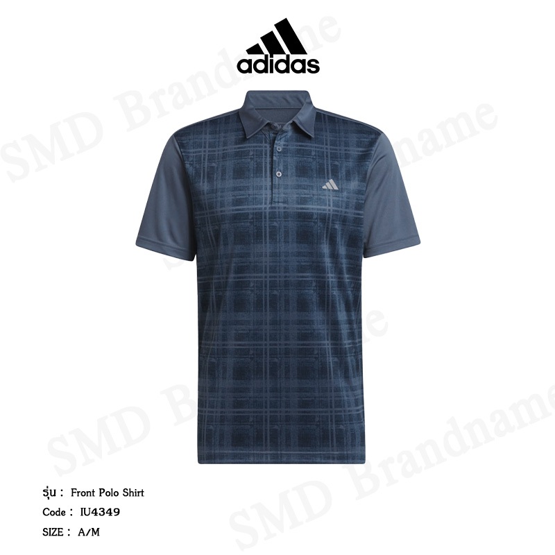 Adidas เสื้อโปโลผู้ชาย รุ่น Front Polo Shirt Code: IU4349 | Shopee Thailand