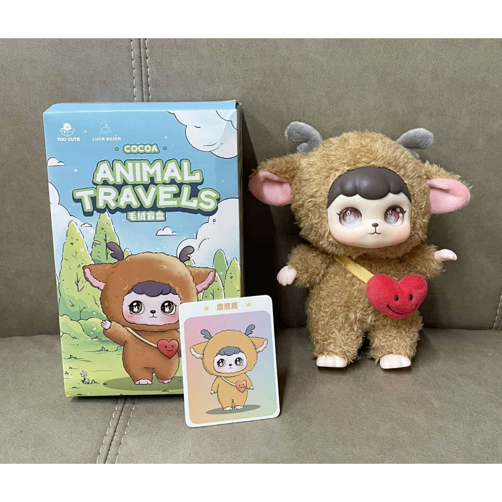 cocoa animal travel น้องกวาง กับ โคอาล่า แบบเปิดตัวแล้ว กล่องสุ่ม แบบไม่ต้องสุ่ม | Shopee Thailand