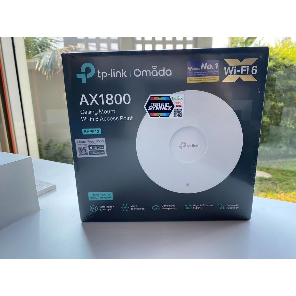แอคเซสพอยต์ TP-Link AX1800 Ceiling Mount WiFi 6 Access Point ของใหม่ ...