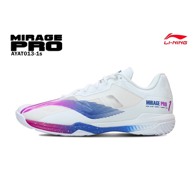 รองเท้าแบดมินตัน Li-Ning MIRAGE PRO (รุ่นที่เบาที่สุด) | Shopee Thailand