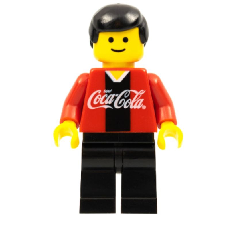 Lego Minifigures - Soccer Player Coca-Cola Striker 2 รหัส cc4447 เลโก้ ...