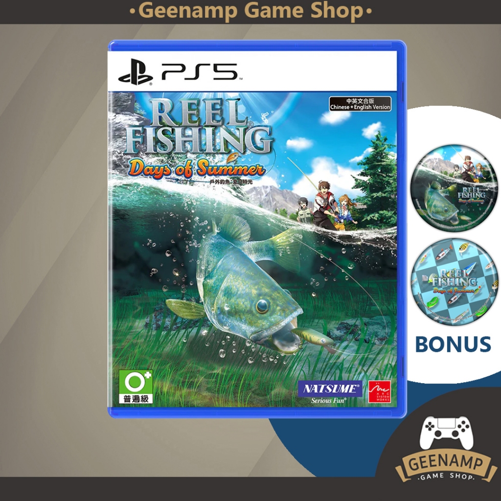 (คูปองShopeeลด15%) PS5 [มือ1] Reel Fishing : Days of Summer (R3/ASIA ...