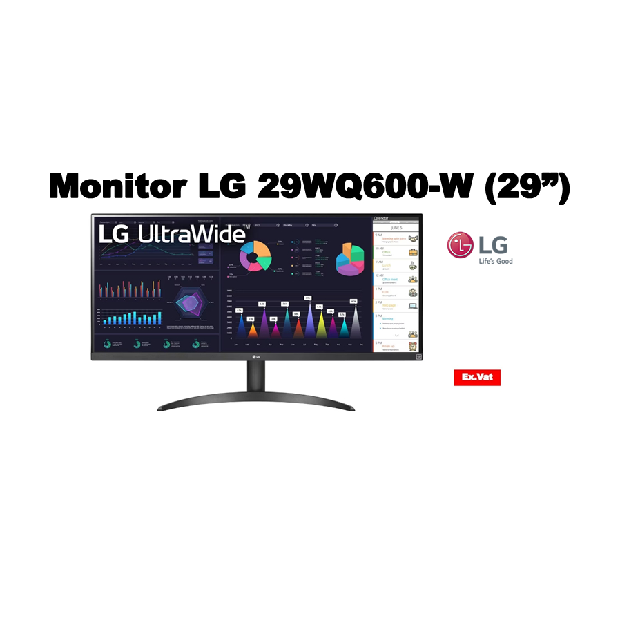 Monitor LG UltraWide 29WQ600-W (29”) | Shopee Thailand