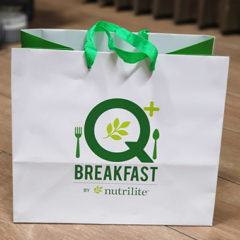 ถุงกระดาษ Q Breakfast By Nutrilite | Shopee Thailand